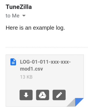 Graphing Extension for Gmail and Google Drive | TuneZilla Log Viewer